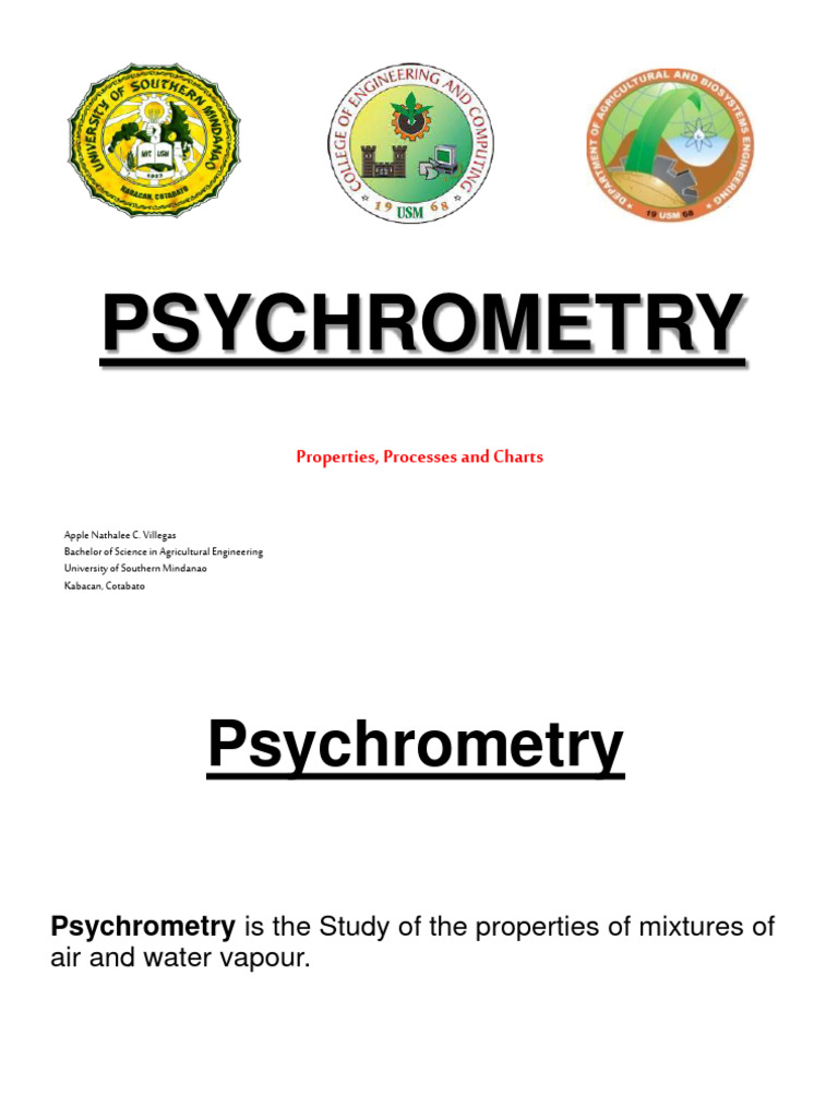 Psychometry | PDF | Humidity | Meteorology