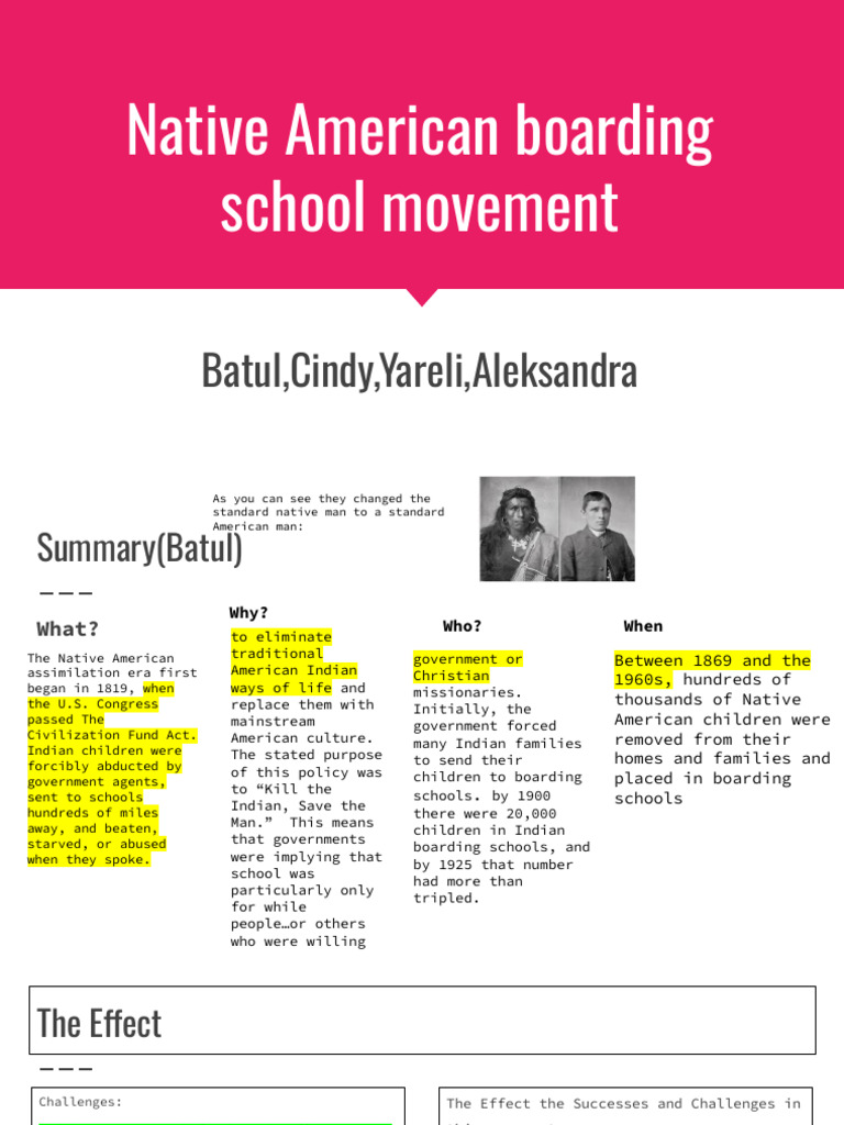 presentation native american | PDF | Classroom | Native Americans In ...