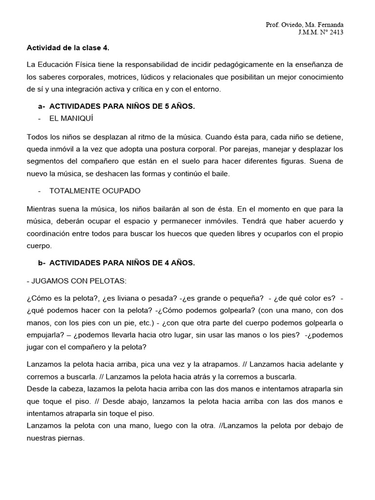 Actividad de La Clase 4 | PDF