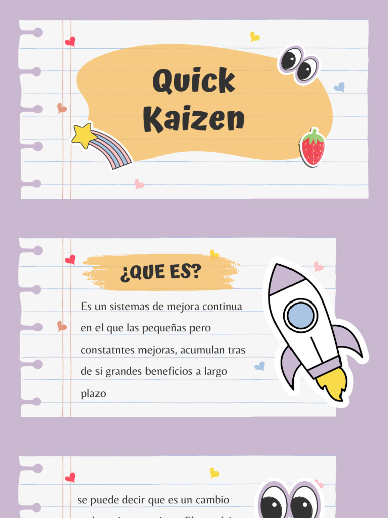 Qué es el Quick Kaizen | PDF | Negocios
