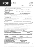 Focus 2 Workbook Answer Key | PDF