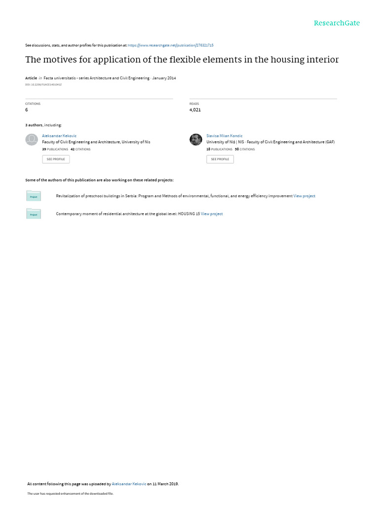 The Motives For Application of The Flexible Elemen | PDF
