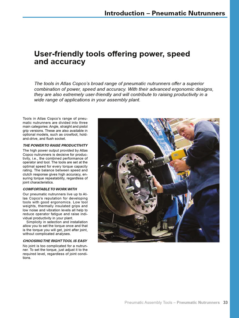 Atlas Copco Torque Wrench - Nutrunners | PDF | Manufactured Goods