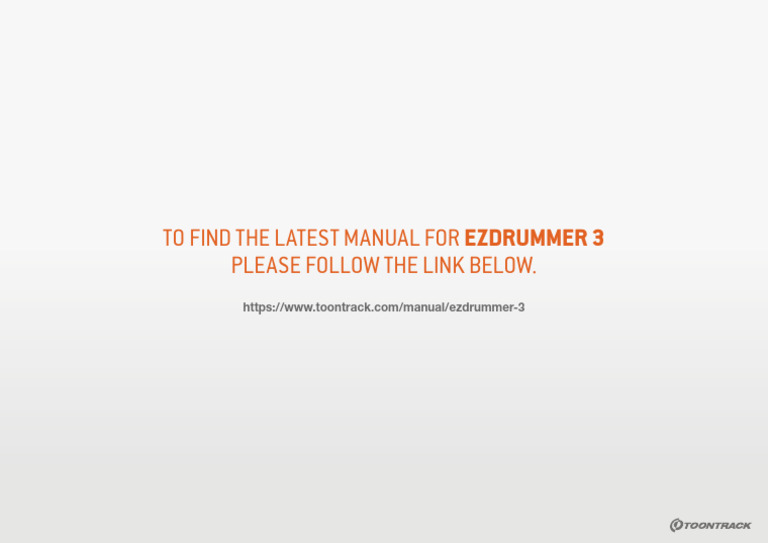 EZdrummer 3 Operation Manual | PDF