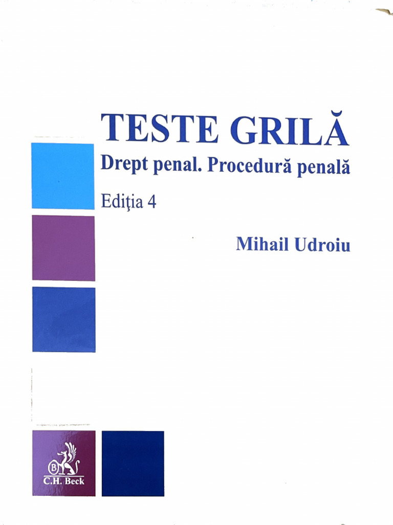 Grile Udroiu 2023 | PDF