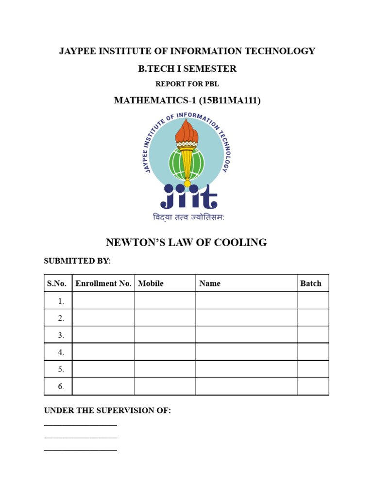Maths Project Report | PDF