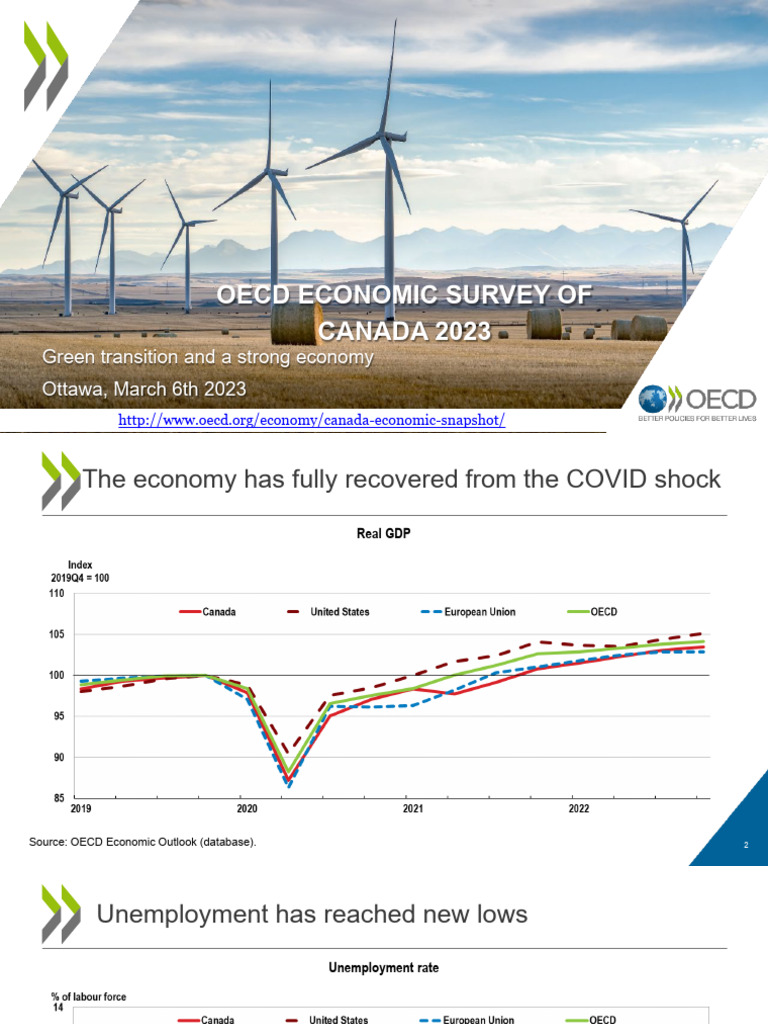 Canada 2023 OECD-economic-survey Presentation | Download Free PDF ...