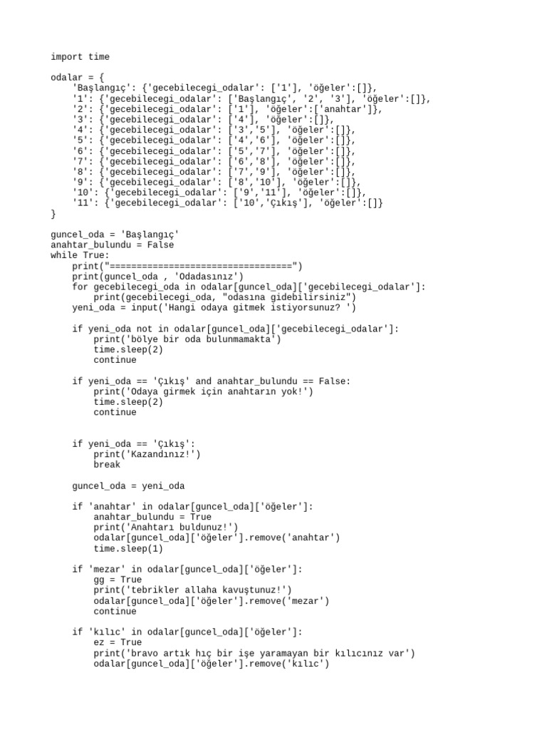 Labirent Python | PDF
