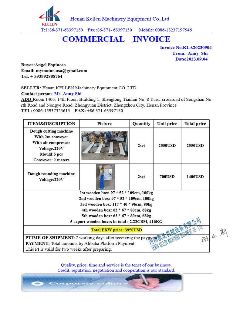Commercial Invoice | PDF