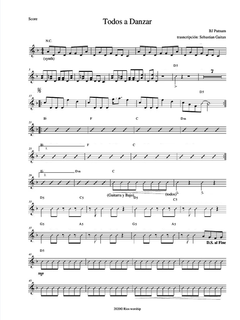 Todos A Danzar BJ Putnam | PDF