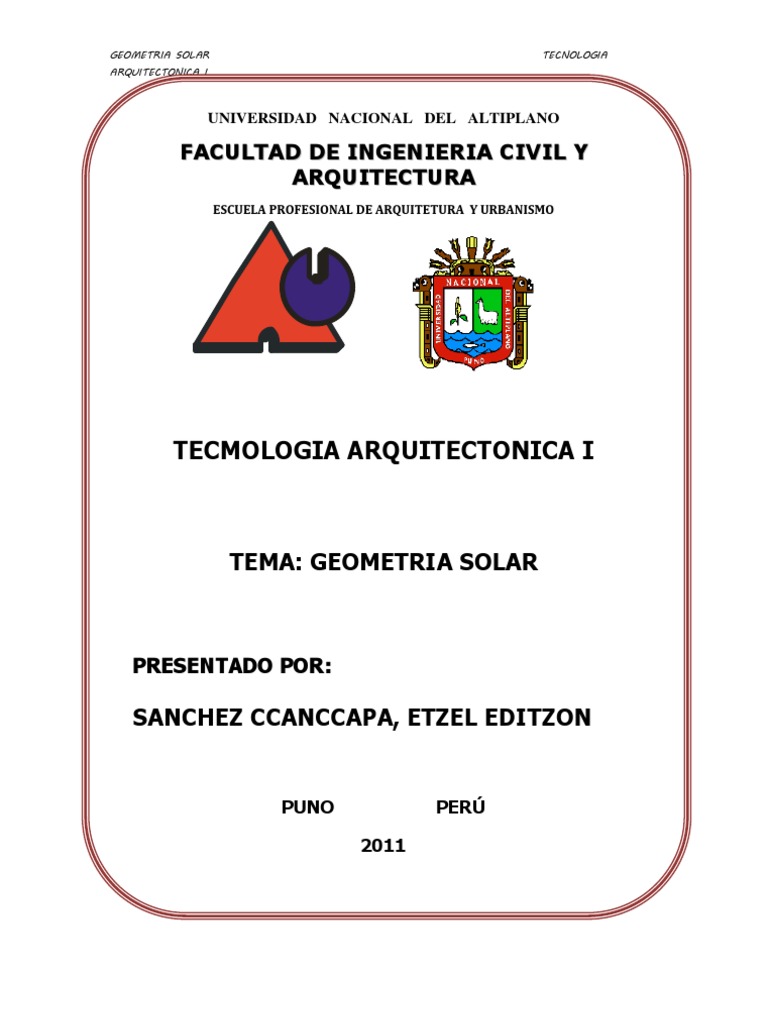 Punto Subsolar y Geometría Solar | PDF | Polo Norte | Tierra