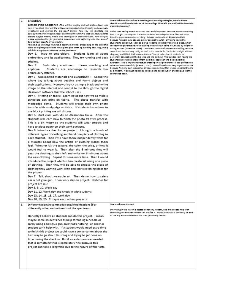 Luke Big Idea Lesson Plan | PDF | Cognitive Science | Cognition