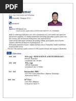 Sunil Resume 1 | PDF | Career & Growth