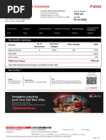 Airtel Recharge Receipt | PDF | Invoice | Payments