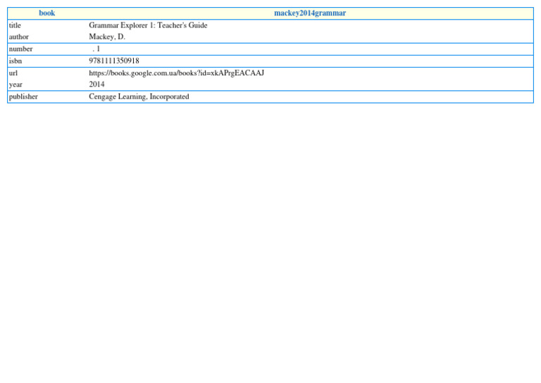 Grammar Explorer 1 Teacher S Guide | PDF