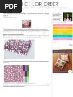 Friendship Braid Table Runner Pattern | PDF | Patchwork | Seam (Sewing)