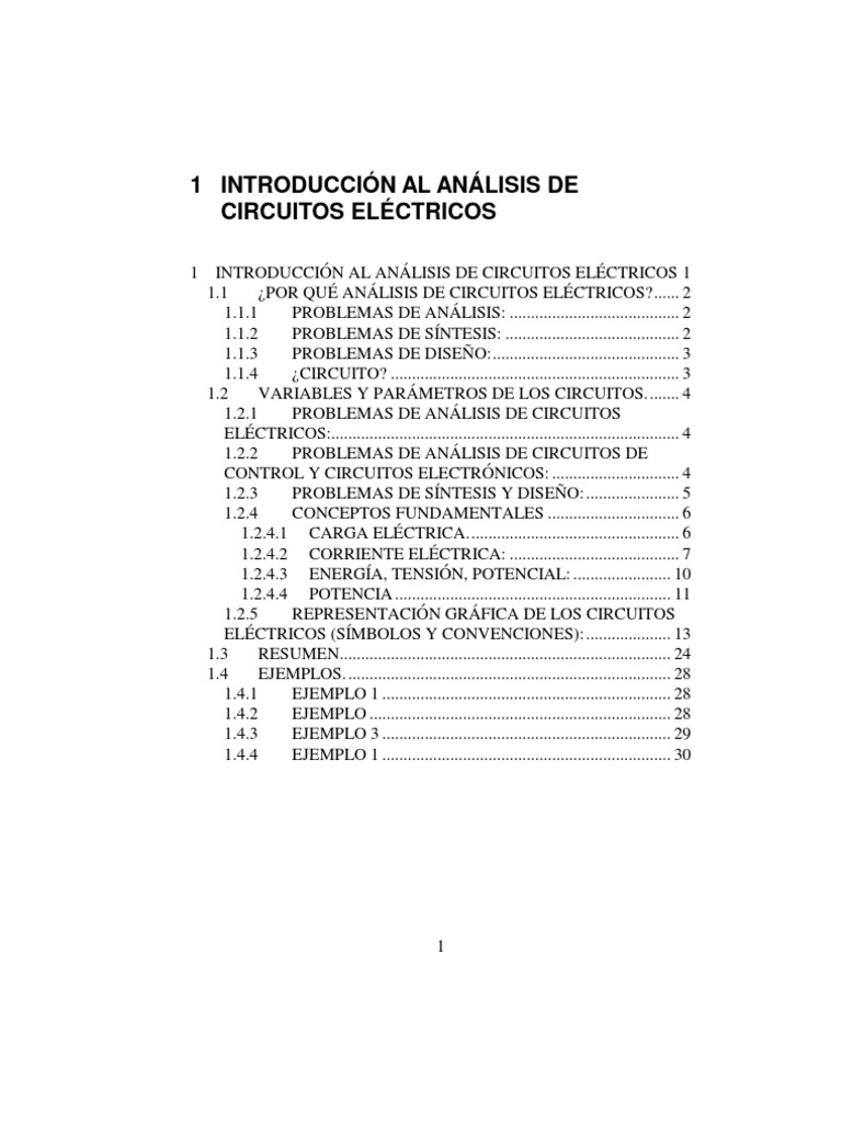 Introduccion Al Analisis de Circuitos Electricos | PDF | Corriente eléctrica | Energia electrica