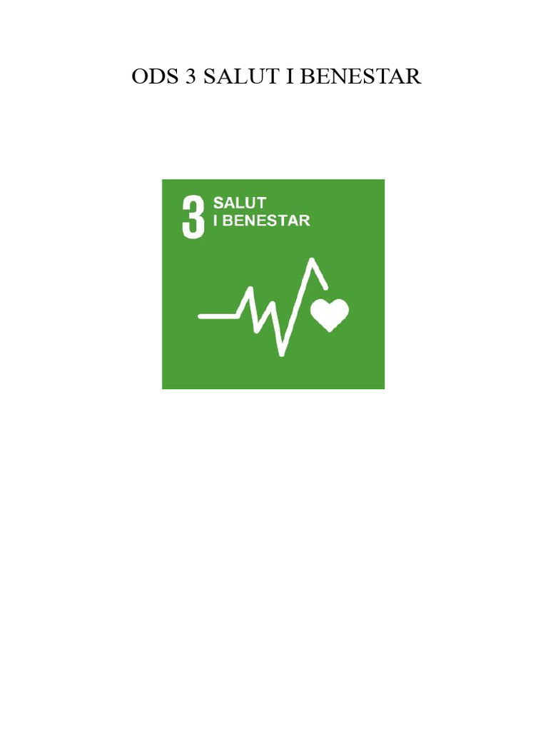 ODS 3 | PDF