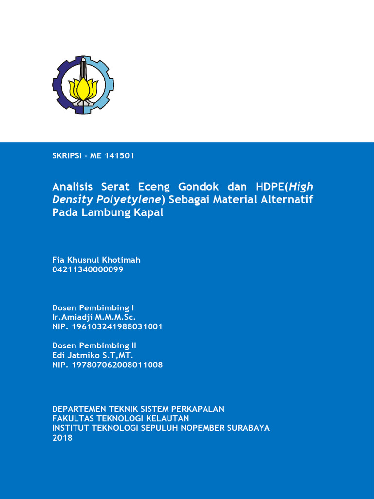 Analisis Serat Eceng Gondok untuk Kapal | PDF | Teknologi & Rekayasa