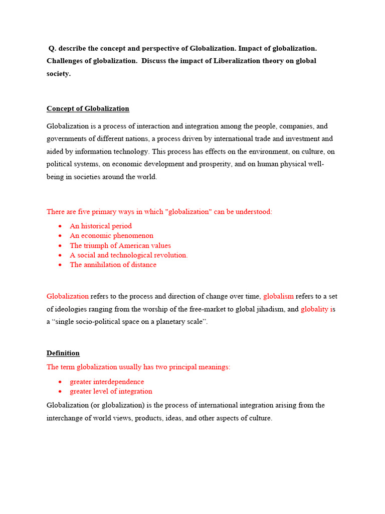 503 Chapter-1 | PDF | Globalization | Capitalism