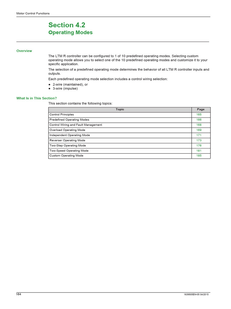 Operating Modes (Wiring and Io Logic) | PDF | Logic Gate | Relay