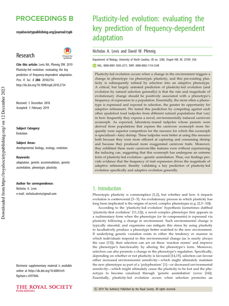 levis-pfennig-2019-plasticity-led-evolution-evaluating-the-key-prediction-of-frequency-dependent ...