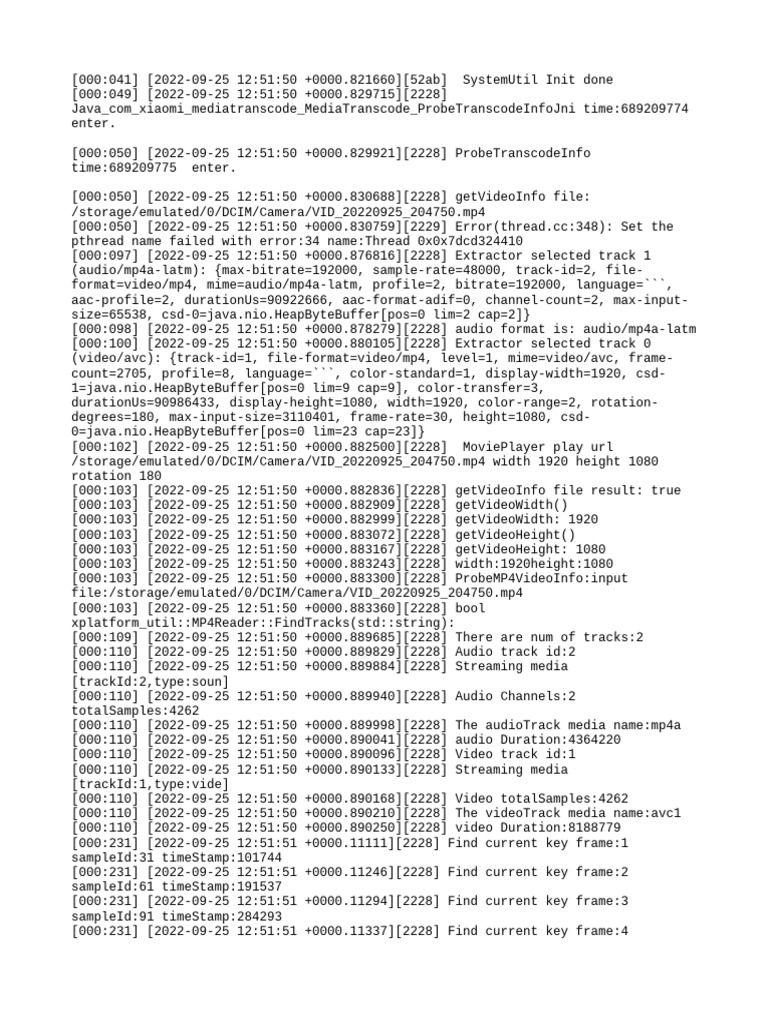 Trace | PDF | Codec | Data Compression