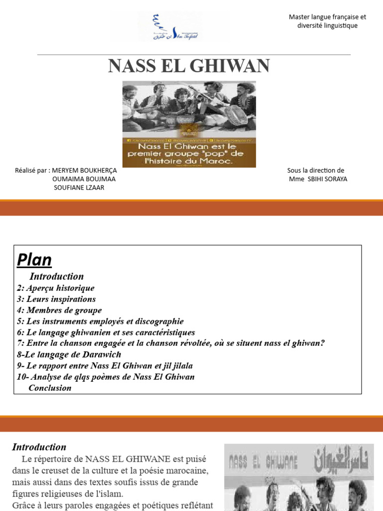 Nass El Ghiwan Version Finale | PDF