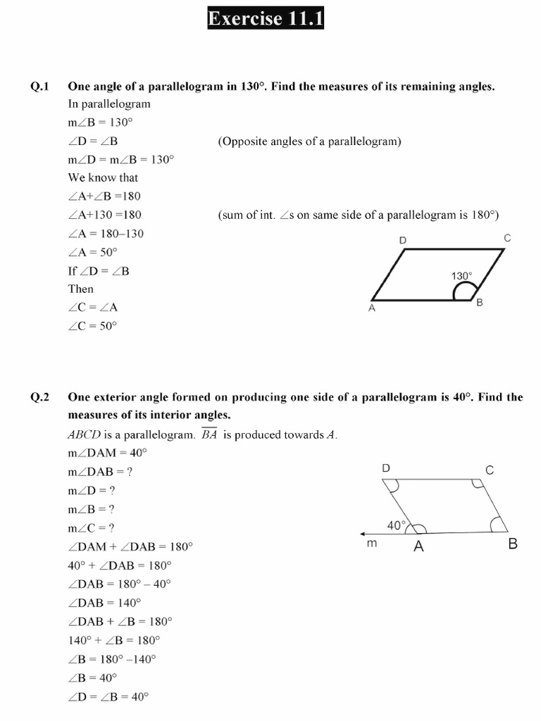 9th Math Chapter 11 11.1 | PDF 9th Math Chapter 11 11.1 | PDF