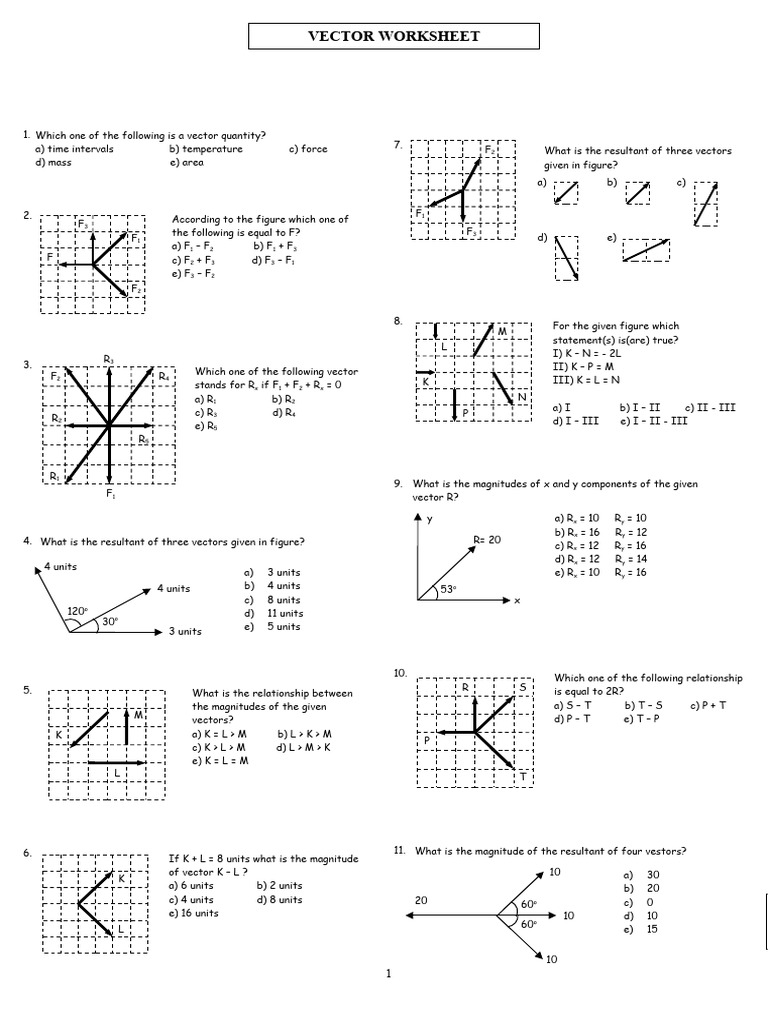 Worksheet - Vectors 4 | Download Free PDF | Norm (Mathematics ... Worksheet - Vectors 4 | Download Free PDF | Norm (Mathematics ...