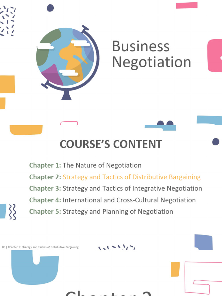 Slide C2 Eng | PDF | Negotiation | Bargaining