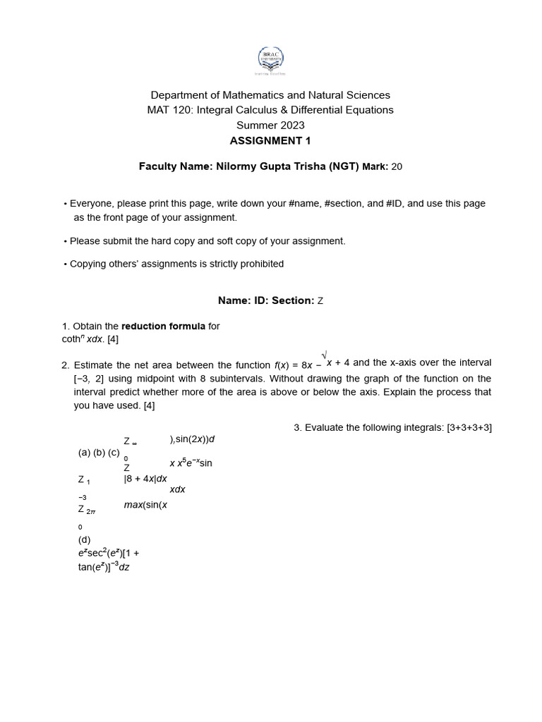 Assignment 120 | PDF