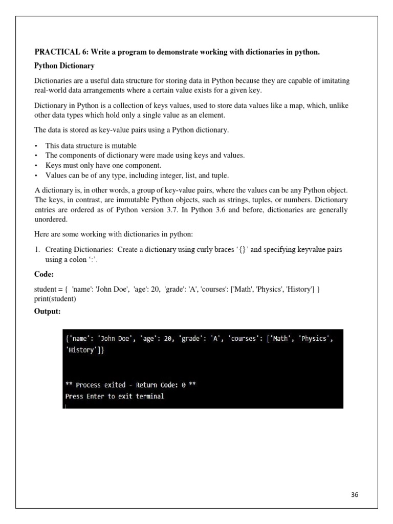 PRACTICAL 6 of Python by Suyash | PDF | Software Development | Computer ... PRACTICAL 6 of Python by Suyash | PDF | Software Development | Computer ...