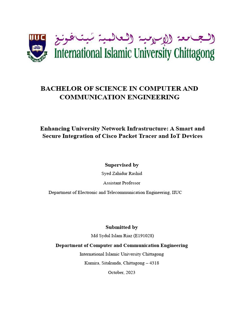 Final Thesis of Reaz | PDF | Routing | Computer Network