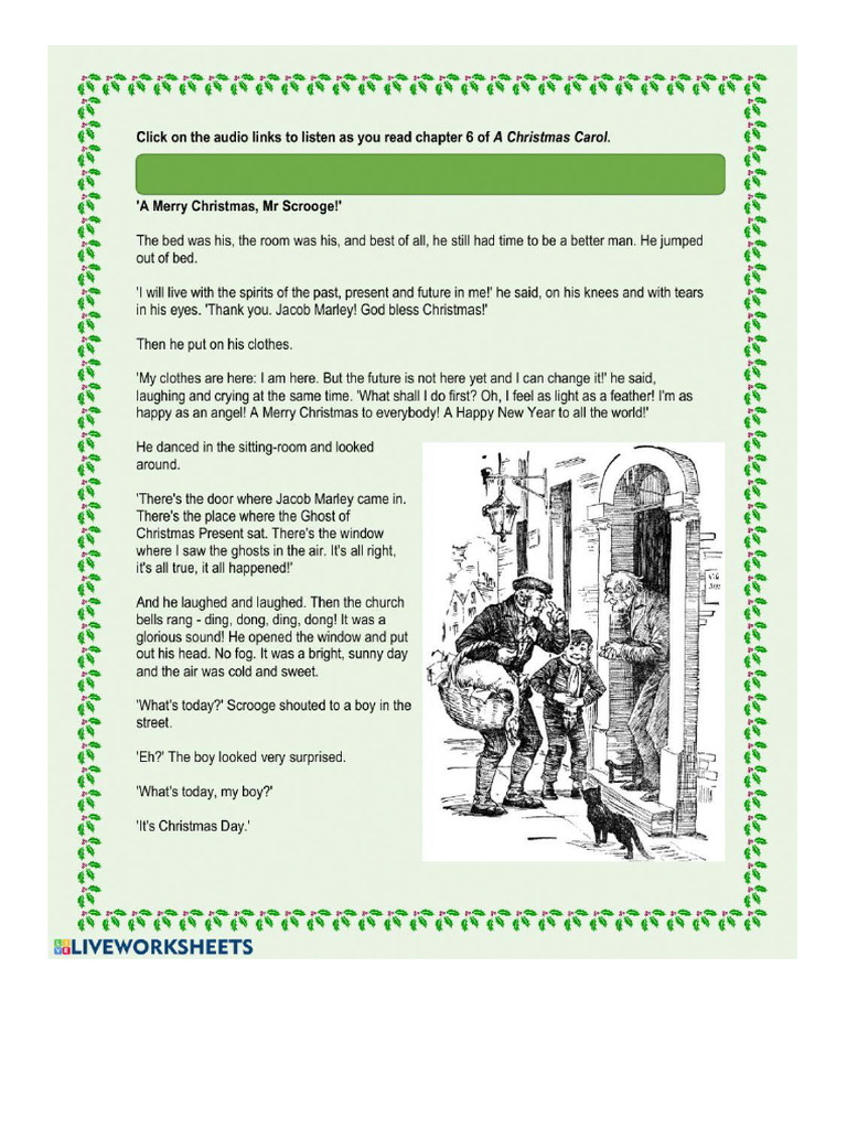 A Christmas Carol - Chapter 6 | PDF