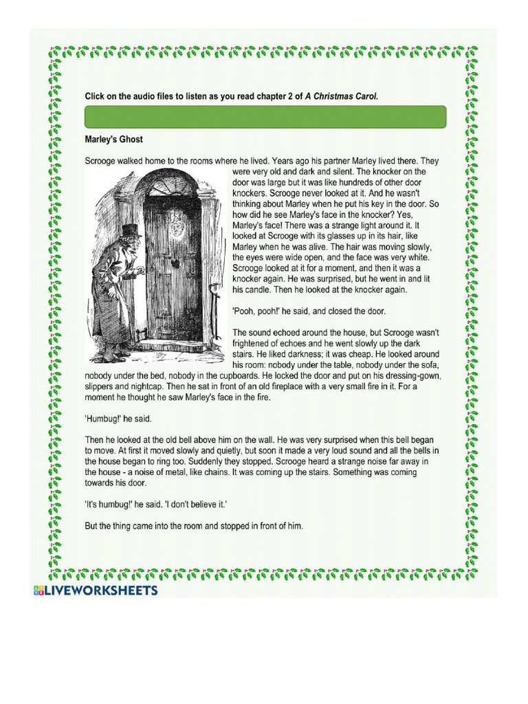 A Christmas Carol - Chapter 2 | PDF
