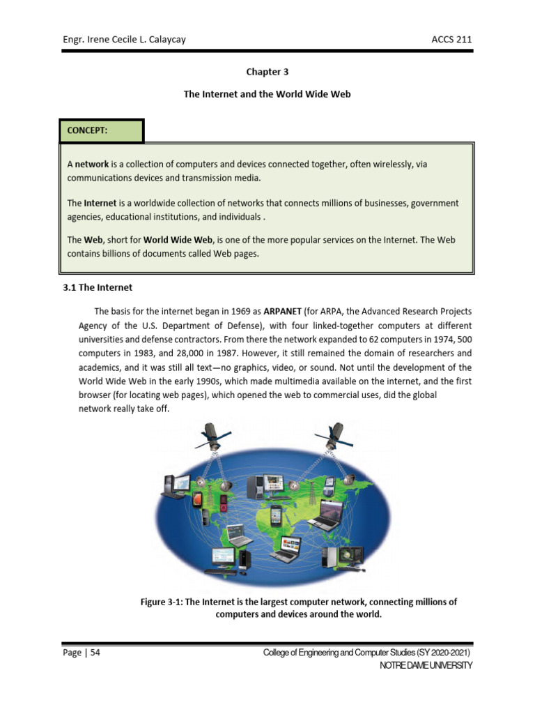 6 Chapter 3 The Internet and World Wide Web | PDF | World Wide Web ...
