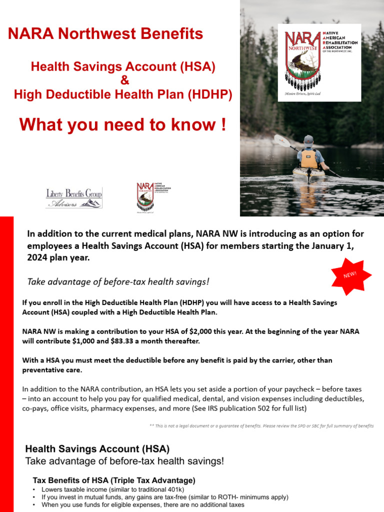 Nara Introduction To Hsa SC Al 1 | PDF | Health Savings Account | Business