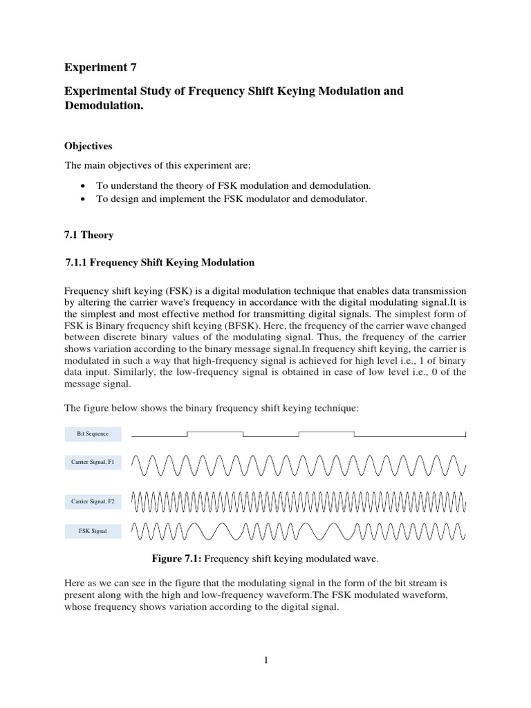 Experiment 7 DC | PDF | Modulation | Detector (Radio)