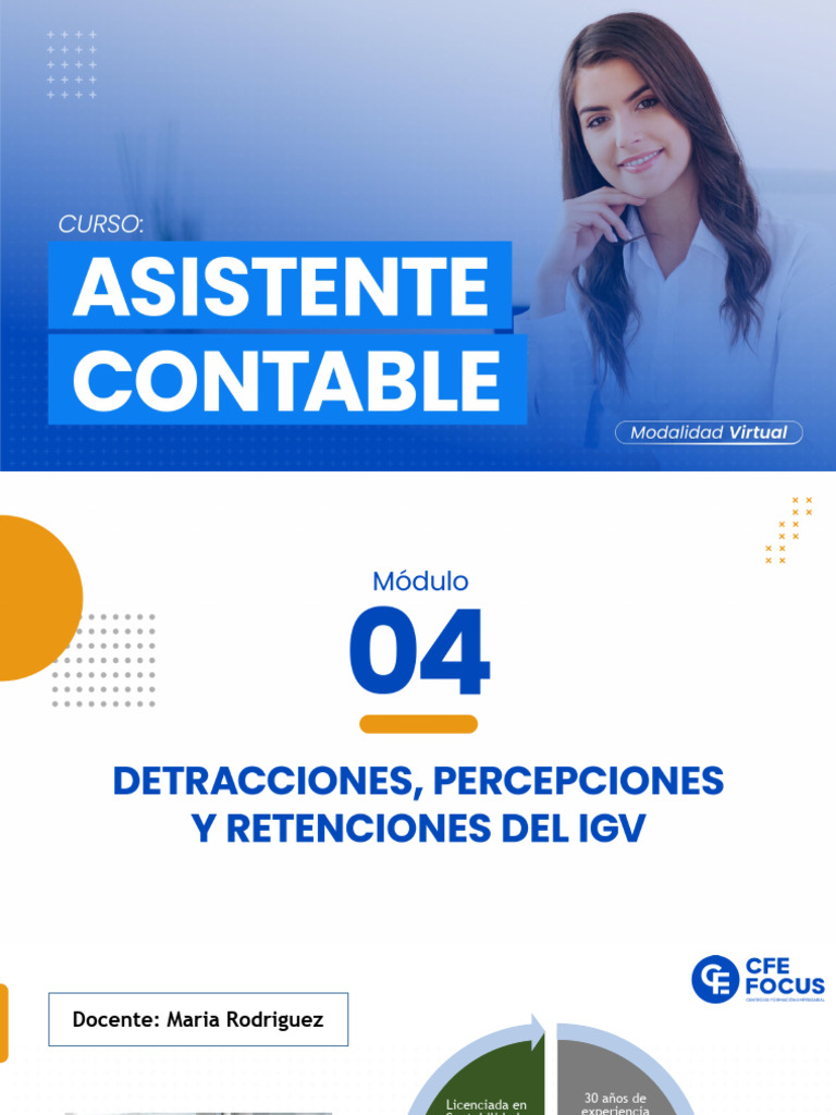 Modulo 04 - Asistente Contable | PDF | Impuestos | Contabilidad