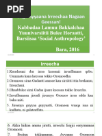 Jechoota Afaan Oromoo | PDF
