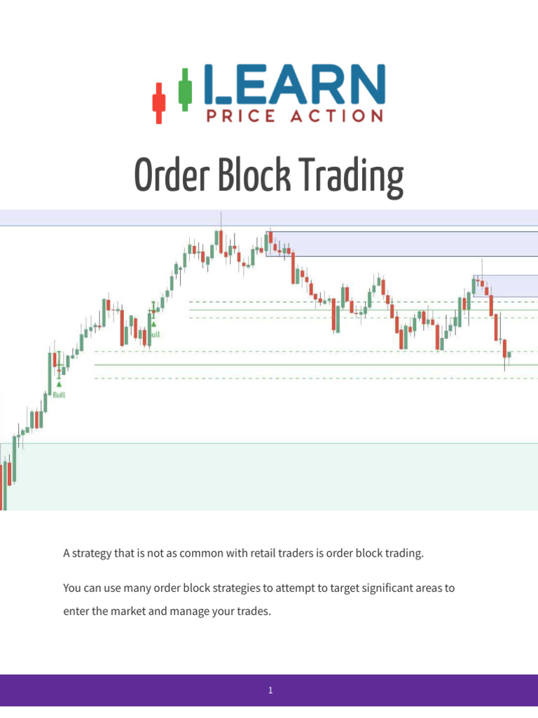 Order-block-trading-strategies | PDF | Market (Economics) | Prices