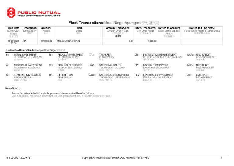 Float Transaction | PDF | Financial Services | Accounting