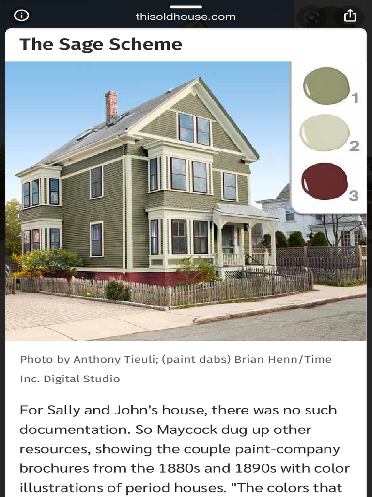 Picking The Perfect Exterior Paint Colors - This Old House | PDF Picking The Perfect Exterior Paint Colors - This Old House | PDF