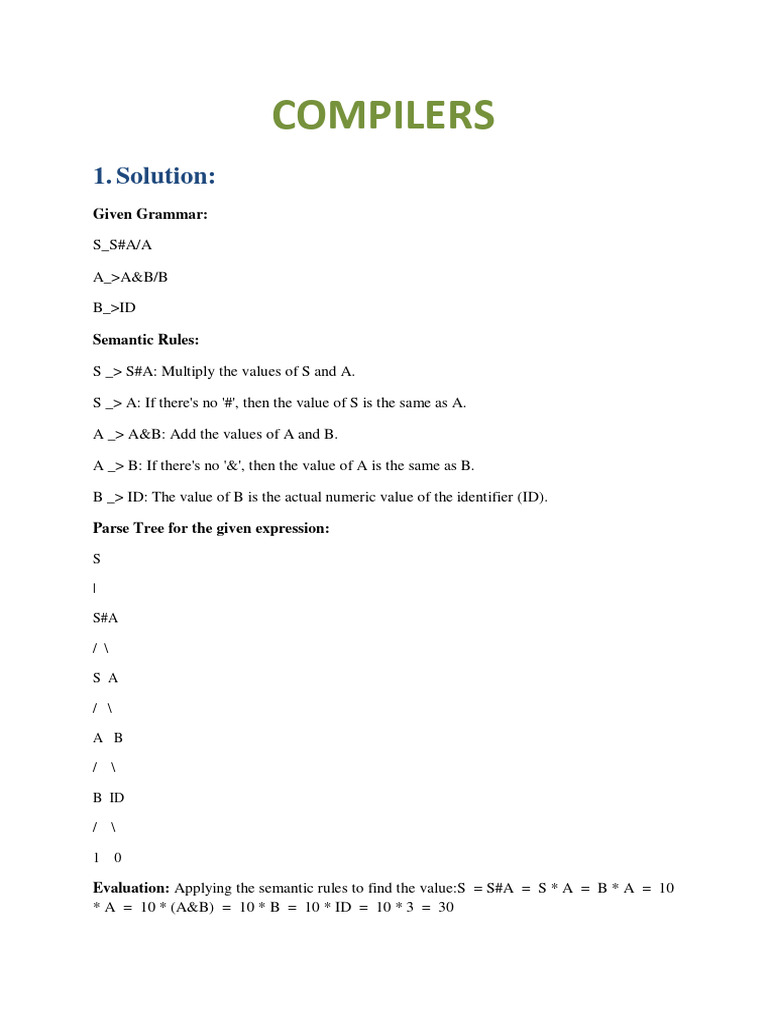 COMPILER | PDF | Data Type | Parsing
