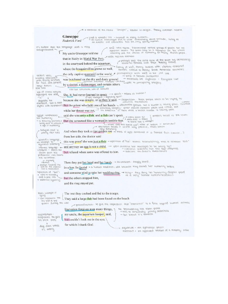 Giuseppe Annotations | PDF