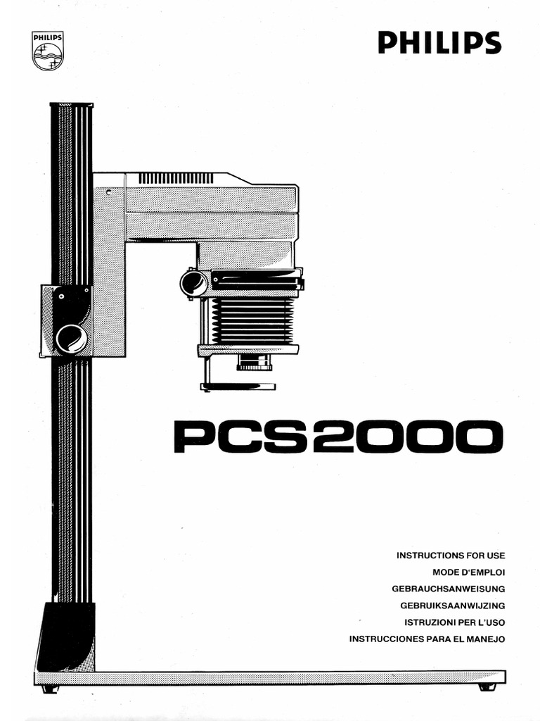Manual Philips PCS 2000 - Complete | PDF