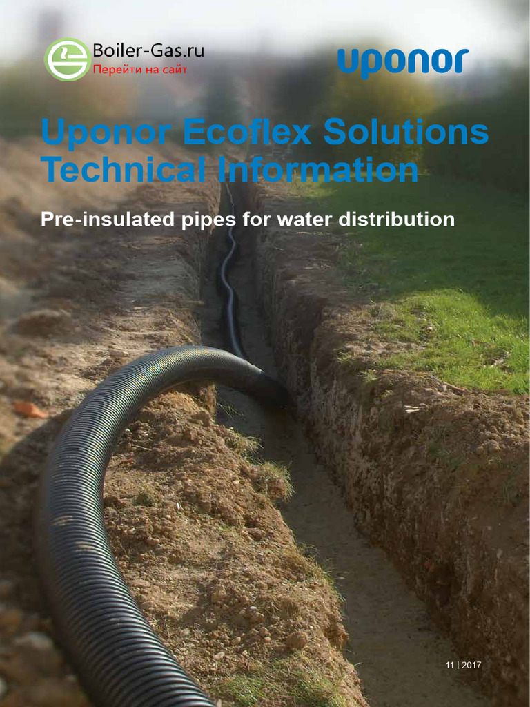 Technical Information Uponor Ecoflex | PDF | Pipe (Fluid Conveyance) | Water Heating
