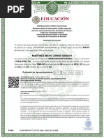 Certificado Cecyte | PDF