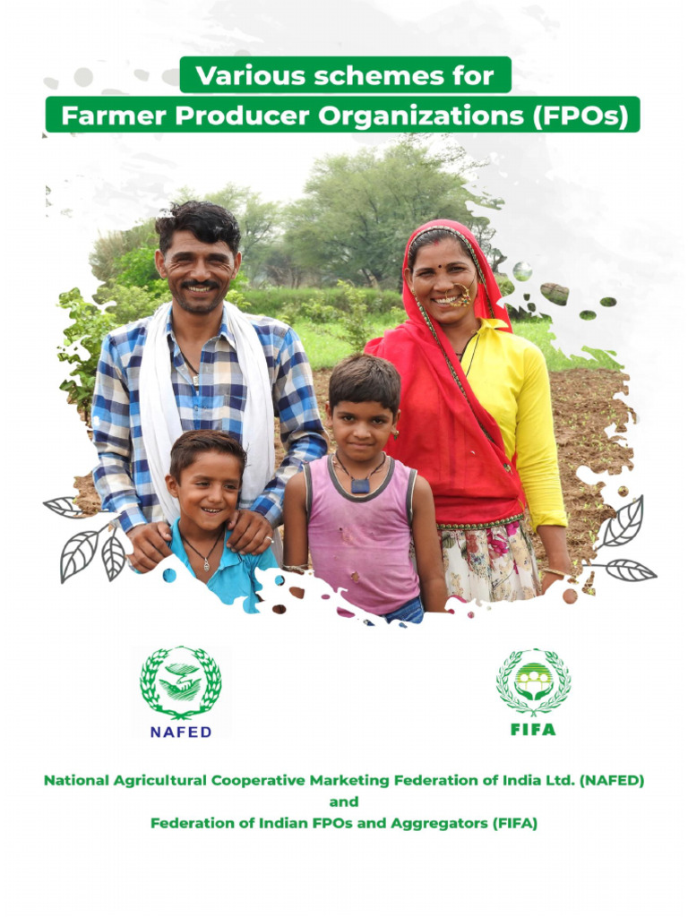 FPOs - Schemes Available | PDF | Economies | Money